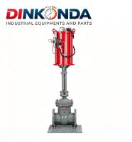 China DINKONDA GLOBAL Power Plants Special RQ Series Pneumatic Switch Gate Valve, WCB Cast Steel Flange Gate Valve With Straight Stroke Pneumatic Actuator for sale
