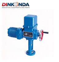China DINKONDA GLOBAL Power Plants Special Linear Displacement Type Valve, Electric Explosion-proof Type, Linear Stroke Electric Actuator, Side Mounted Handwheel for sale