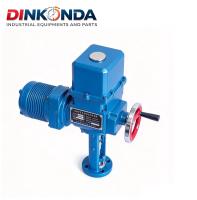 China DINKONDA GLOBAL Power Plants Special Linear Displacement Type Valve, Electric Explosion-proof Type, Linear Stroke Electric Actuator, Side Mounted Handwheel for sale