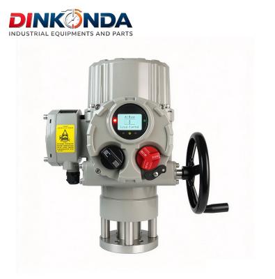 China DINKONDA GLOBAL Power Plants Special Intelligent Multi Turn Electric Actuator Valve Remote/local Switch And Regulating Control Integrated Valve Drive Device for sale