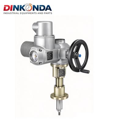 China DINKONDA GLOBAL Power Plants Special Water Vapor System Electric And Manual Dual Operation Linear Thrust Output Intelligent Linear Electric Actuator for sale