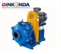 China DINKONDA GLOBAL Power Plants Special AHR Series Wear-resistant And Corrosion-resistant Natural Rubber Slurry Pump, Cantilever Horizontal Double Shell Axial Suction Centrifugal Pump for sale