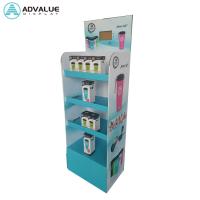 China Custom Retail Store Cardboard Floor Display Stands Unit For Candy Food Beverages for sale