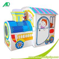 China Paper Toys Play House Flexographic Printing Cardboard Coloring Playhouse for sale