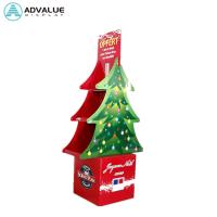 China Flat Packed Cardboard POS Display Custom Printed Cardboard Display Stands for sale