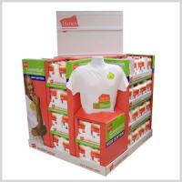 China Supermarket Corrugated Pallet Display Flat Packaging Cardboard Retail Pallet Display for sale