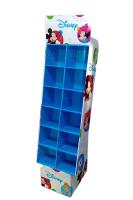 China Glossing Laminated Cardboard Stand Display Pocket Rack For Disney Marvel Advertising for sale