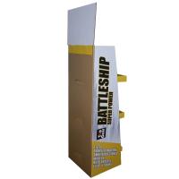 China Lightweight Cardboard Stand Display Flat Packed Retail Store Display Stands for sale