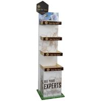 China Shop Glossing Corrugated Display Stands Lightweight Cardboard Pop Up Display for sale