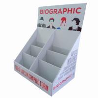 China Full Color Printing Corrugated PDQ Displays Cardboard Shelf Display Customized for sale