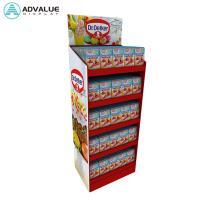 China Customizable Cardboard Shelf Display Racks For Retail / Promotion for sale
