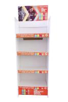 China Customizable Cardboard Shelf Display Racks For Retail / Promotion for sale