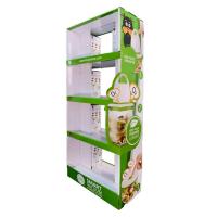 China Retail / Promotion Cardboard Floor Displays Customizable In CMYK / Pantone Printing for sale