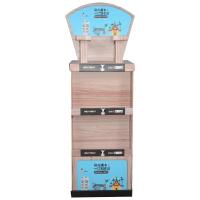 China Customized Advertising Cardboard Display Stands Flat Packaging / Individual Packaging for sale