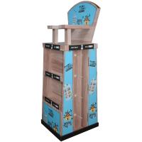 China Customized Advertising Cardboard Display Stands Flat Packaging / Individual Packaging for sale