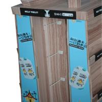 China Customized Advertising Cardboard Display Stands Flat Packaging / Individual Packaging for sale