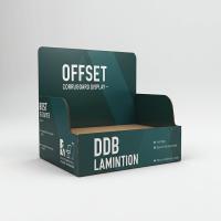 China Custom Corrugated Cardboard Display Stands Glossy Lamination For Promotion / Advertising for sale