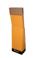 China Cardboard Paper Peg Hook Display Rack Customizable With 4 Color Pantone Printing for sale