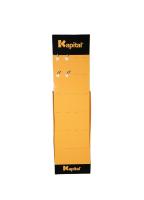 China Cardboard Paper Peg Hook Display Rack Customizable With 4 Color Pantone Printing for sale