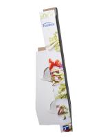 China Wall Mounted Retail Pegboard Hook Display Custom Made 4 Color Pantone Printing for sale