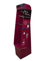 China Corrugated Cardboard Pegboard Hook Display Eco Friendly Wall Mounted for sale