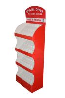 China Assembled Packing Cardboard Stand Display With UV Varnishing for sale