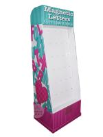 China FSC Approved Cardboard POS Display Stands With Plastic / Metal Hooks for sale