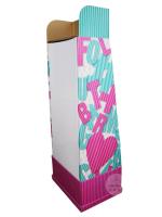 China FSC Approved Cardboard POS Display Stands With Plastic / Metal Hooks for sale
