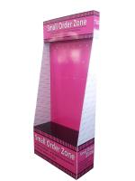 China Glossing / Matte Lamination Cardboard Shop Display Stands For Promote Your Products for sale