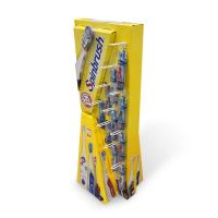 China Retail Store Paper Display Stand Customized Cardboard Advertising Displays for sale