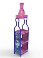 China 3 Tier Adjustable Metal Supermarket Display Rack Shelves For Shop for sale
