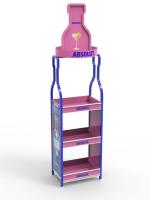 China 3 Tier Adjustable Metal Supermarket Display Rack Shelves For Shop for sale