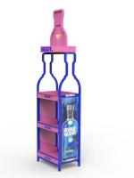China 3 Tier Adjustable Metal Supermarket Display Rack Shelves For Shop for sale