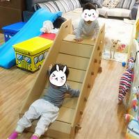 China Eco Friendly Cardboard Children's Paper Slide For Kid Playing for sale