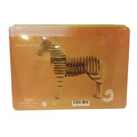 China Eco Friendly Custom Paper Products 3D Cardboard Paper Jigsaw Puzzle for sale