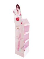 China Glossy Cardboard Floor Displays Customizable Retail Stand Display For Colgate for sale