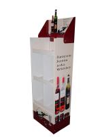 China CMYK / Pantone Printing Color Cardboard Floor Displays With Flat / Folding Structure for sale