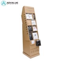China Customizable Stand Up Cardboard Display Stands For Retail / Promotion for sale