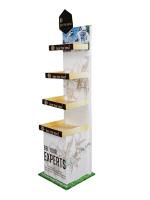China Custom Matte Cardboard Display For Floor With Offset / Digital Printing Technology for sale