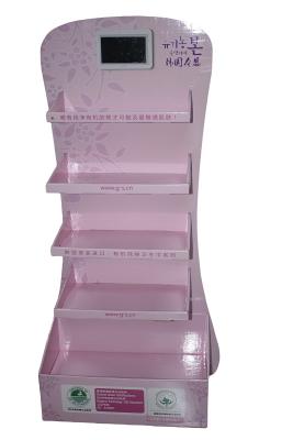 China Customized Cardboard Floor Displays Digital Printing For Retail Stores Supermarkets for sale