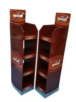 China Lightweight Retail Shop Cardboard Floor Standing Display Units For Chocolate for sale