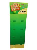 China Customizable Corrugated Cardboard Shelf Displays CMYK Offset Printing For School for sale