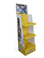 China Durable Cardboard Floor Displays Foldable Product Display Stand For Promotion for sale