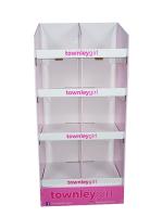 China Flat / Folding Cardboard Counter Display Stands CMYK / Pantone Printing Color for sale