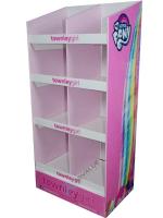 China Flat / Folding Cardboard Counter Display Stands CMYK / Pantone Printing Color for sale