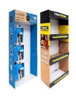China Customizable Cardboard Display Racks Full Color Printing For Promotion / Advertising for sale