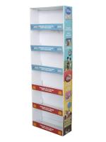China Customizable Lightweight Cardboard Sidekick Display Stand Full Color Printing for sale