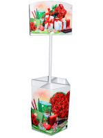 China Customized Folding Cardboard Dump Bin For Eye Catching Product Presentation for sale