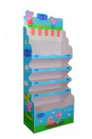 China Transparent PVC Foam Board Plastic Stand Display For Clear Product Display for sale