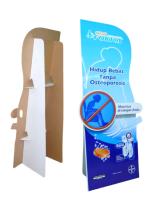China Eco Friendly Cardboard Advertising Standee CMYK Offset Printing Customized for sale